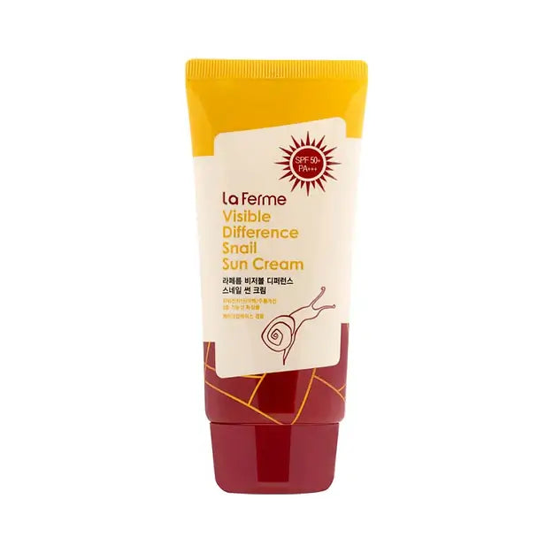LA FERME Visible Difference Snail Sun Cream SPF 50+ PA+++ 70g – Purple ...
